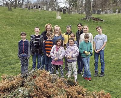 Volunteers Clean Wreaths From Old Burying Ground | Community News ...