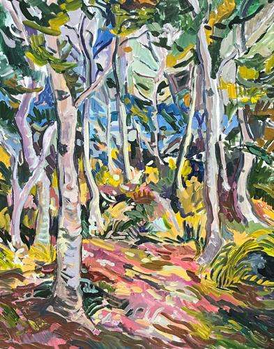 Woodbury Library Exhibit of Vibrant Paintings Set | Antiques & Art ...