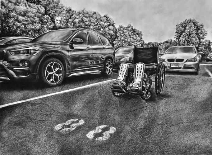 NHS Senior Named Gold Medalist for Powerful Charcoal Drawing | Antiques ...