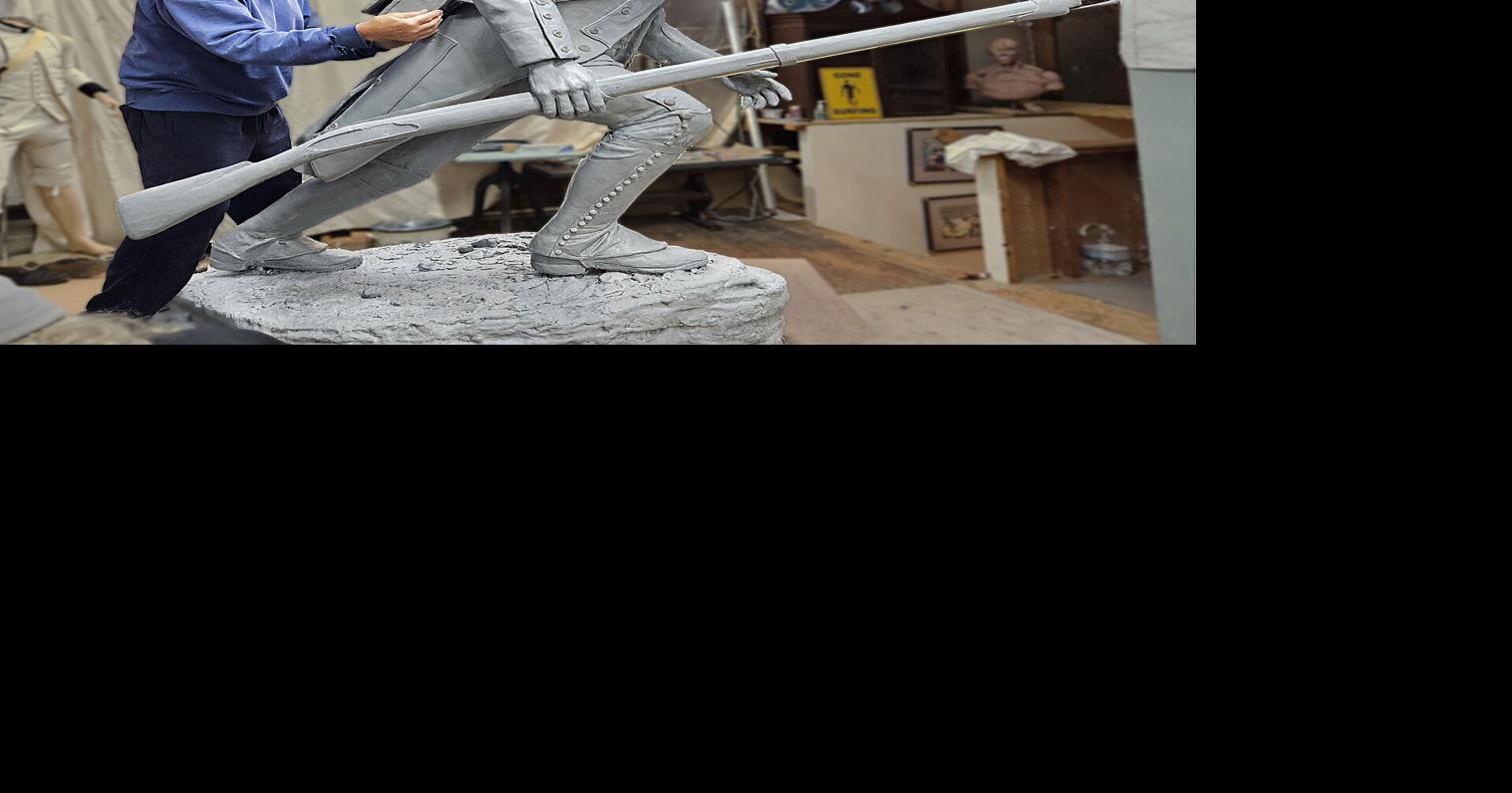 Artist Falcone Completes Full-Size Clay Model for Rochambeau Monument ...