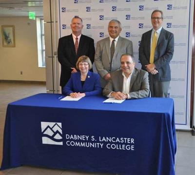 DSLCC, Bluefield State College Business School sign articulation ...