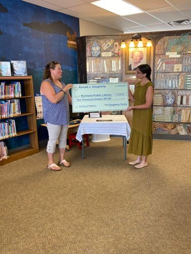 Daugherty family raises 2K for Richland Pulaski County Library | News ...