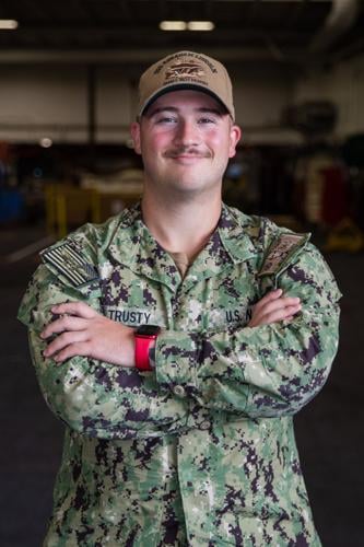 Waynesville native serves aboard U.S. Navy floating airport | News ...