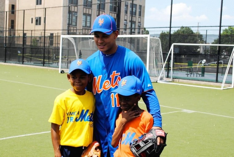 Junior Mets hang with the big leaguers | | qchron.com