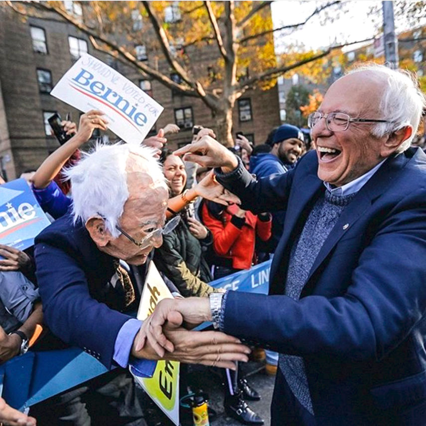 AOC backs Sanders at Queensbridge rally | | qchron.com
