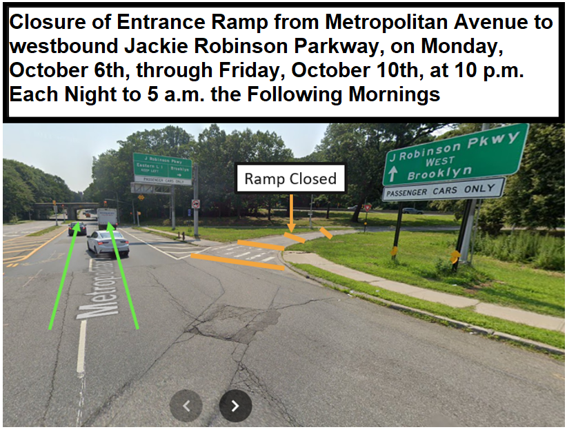 Overnight ramp closures on the JRP | | qchron.com