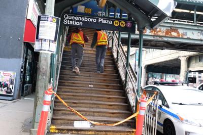 Work continues at Queensboro Plaza | | qchron.com
