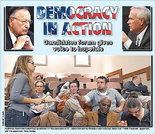 Differing views shown at candidates night | | qchron.com