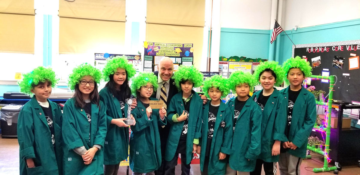 PS 94Q's Robotics Team Gets Golden Ticket | | qchron.com