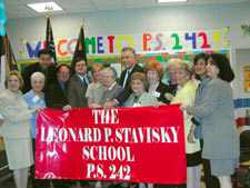 PS 242 Officially Named After Late Senator Leonard Stavisky | | qchron.com