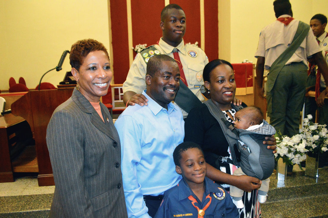 Scout honored for delivering brother | | qchron.com