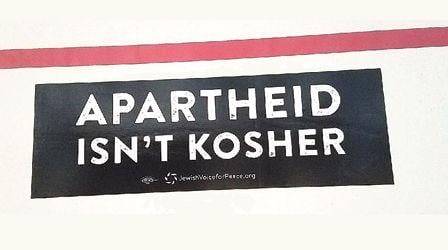 Anti-Israel stickers posted at synagogue | | qchron.com