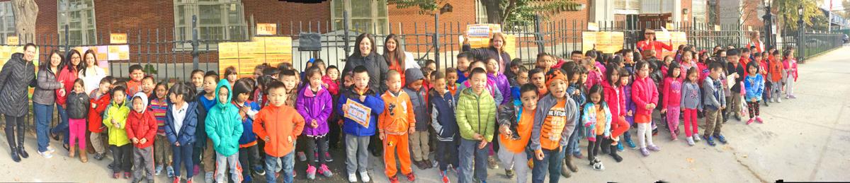 PS 163 The Flushing Heights School, celebrated an anti-bullying event ...