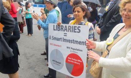 Rally held for Queens Library’s city funding | | qchron.com