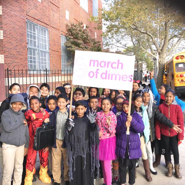 PS 64Q Halloween walk raises $1K for March of Dimes | | qchron.com