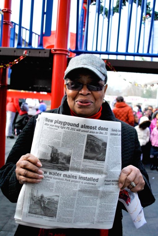 PS 251 playground finally completed | | qchron.com