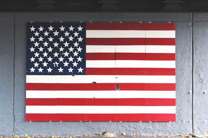 Vandal wrecks flag made by GRYC teens | | qchron.com
