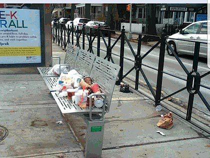 Could the SBS stops finally get trash cans? | | qchron.com