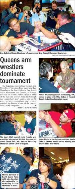 Queens arm wrestlers dominate tournament | | qchron.com