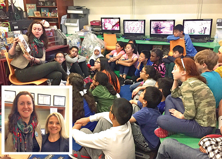 Rozic reads to PS 46 kids | | qchron.com