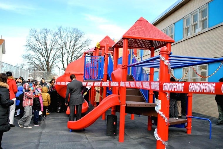 PS 251 playground finally completed | | qchron.com