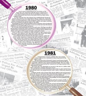 A Look Back At 1980 And 1981 As Reported In The Paper | | qchron.com