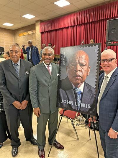 Meeks unveils stamp of Civil Rights icon | | qchron.com