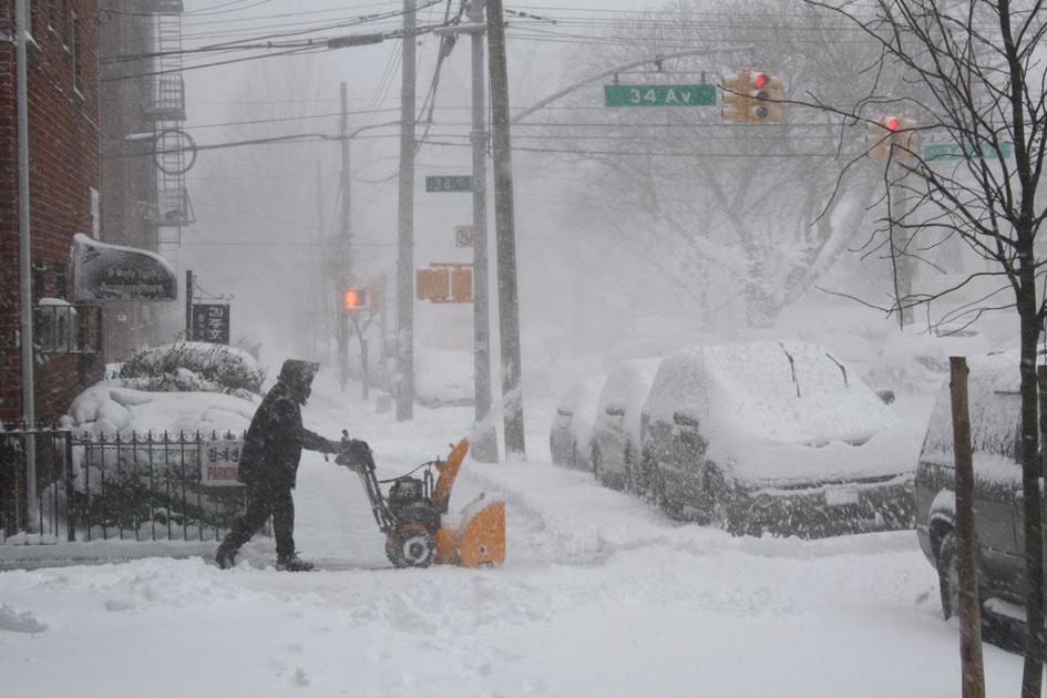 Quick-hitting but powerful snowstorm blankets Queens | | qchron.com