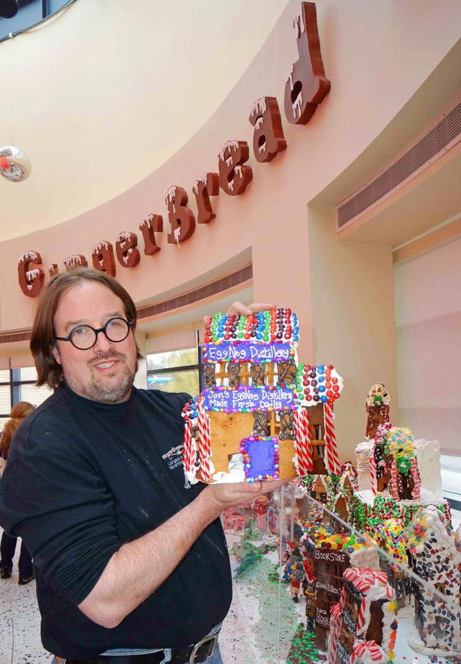 GingerBread Lane village opens at museum; lights on in Flushing ...