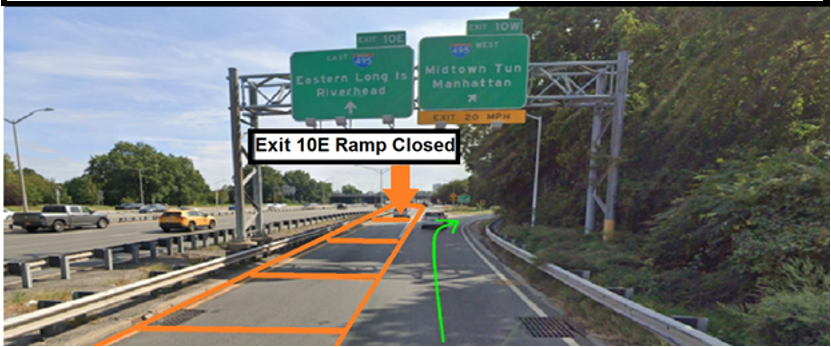 Overnight ramp closures on the GCP, LIE | | qchron.com
