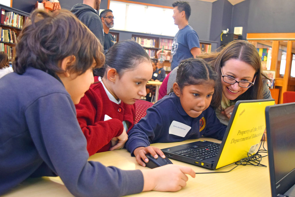 Kew-Forest School participated in Hour of Code celebration | | qchron.com