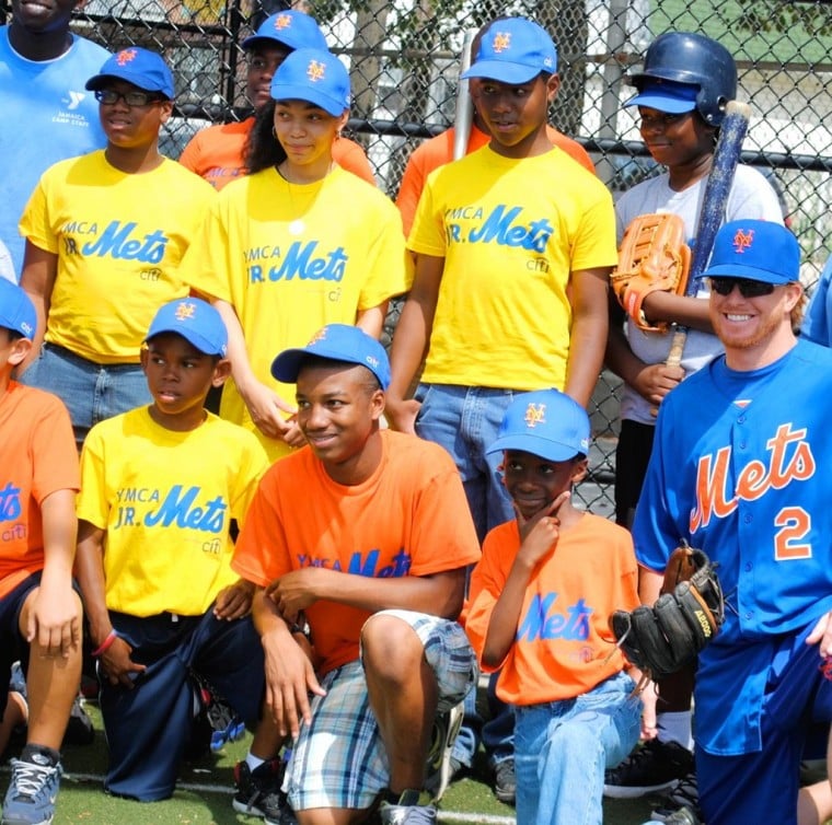 Junior Mets hang with the big leaguers | | qchron.com