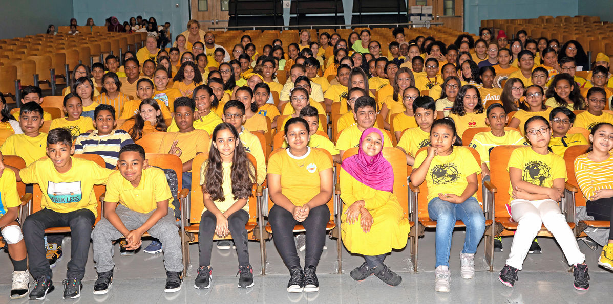 MS 202 Honors Childhood Cancer Awareness Month | | qchron.com