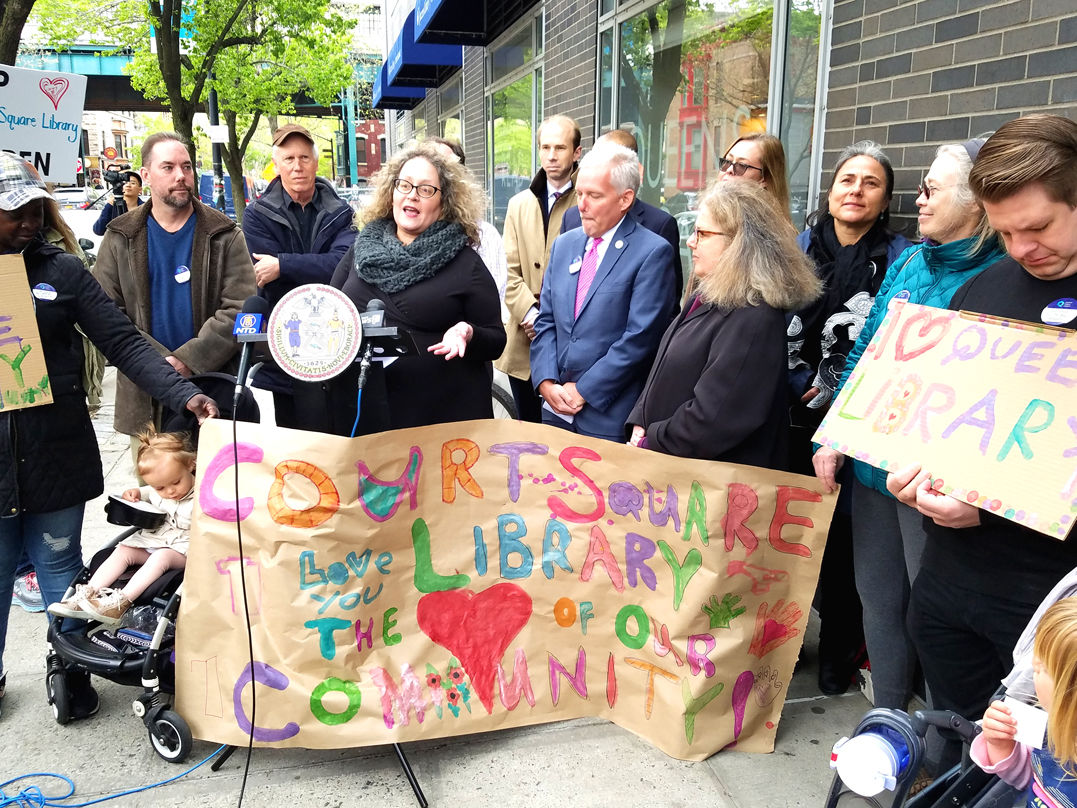 New lease on life for Court Square Library | | qchron.com
