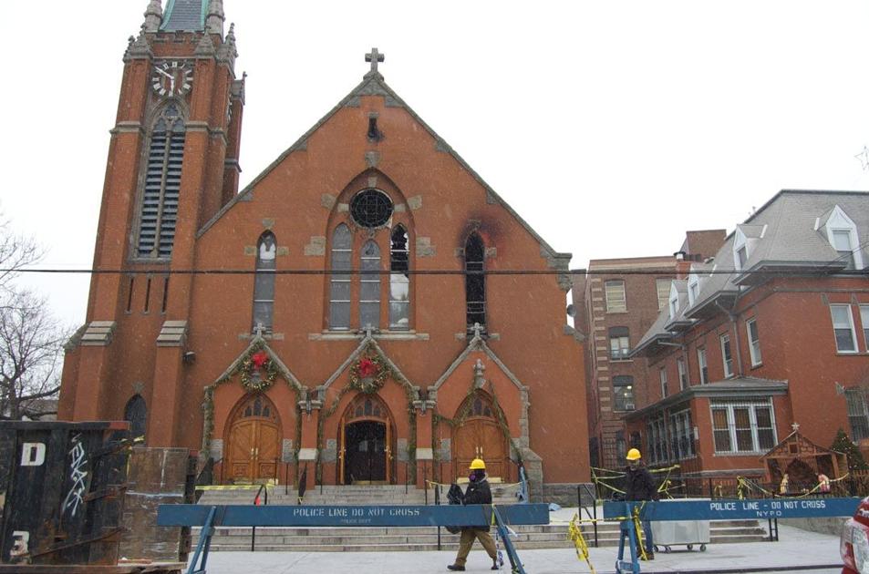 Repairs begin on Corona church | | qchron.com