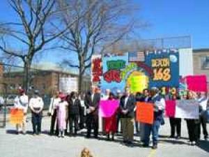 Rally Held To Preserve Future Of Parsons Junior High School | | qchron.com