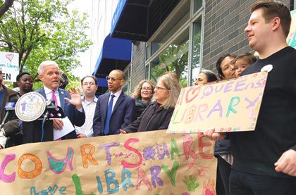 New lease on life for Court Square Library | | qchron.com
