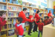 PS 116 lifts the veil on renovated library | | qchron.com