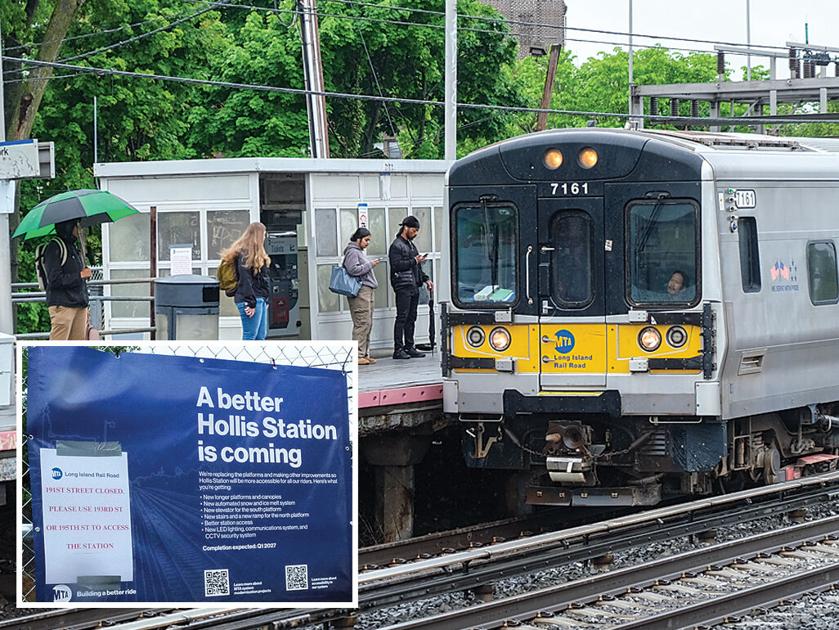 Heavy construction at Hollis LIRR soon | | qchron.com