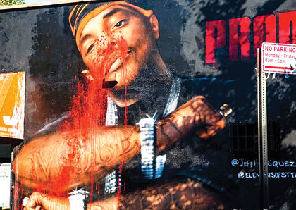 Prodigy mural defaced | | qchron.com