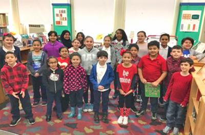 PS 63 students celebrate our veterans on Valentine's Day | | qchron.com