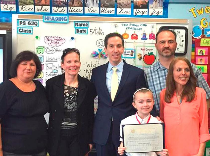 PS 63 Student of the Month | | qchron.com