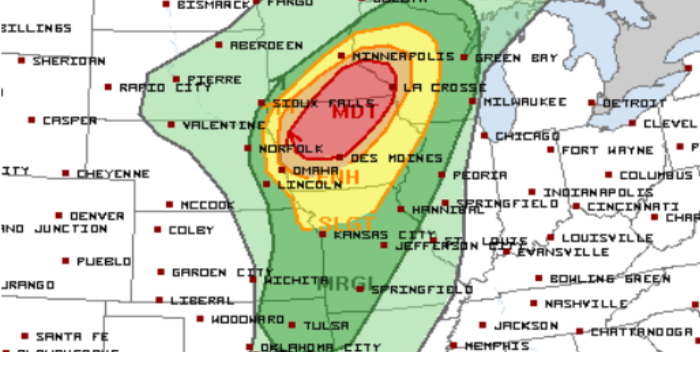 Full details on today's severe weather threat in Iowa