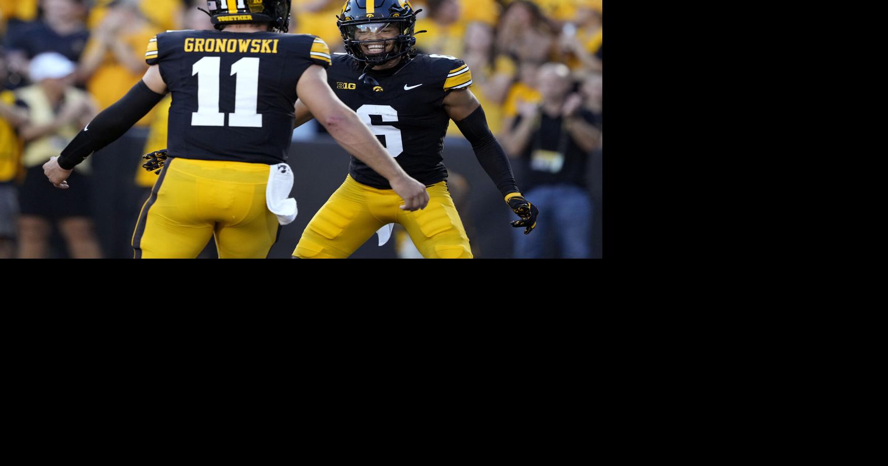 Four first half plays carried Iowa to a blowout win