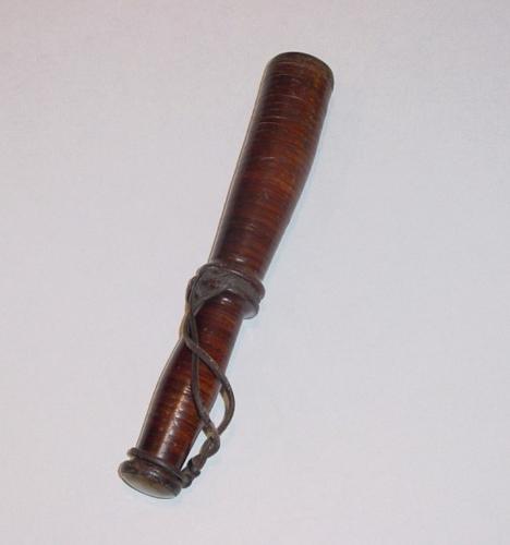 Billy club helped keep law and order