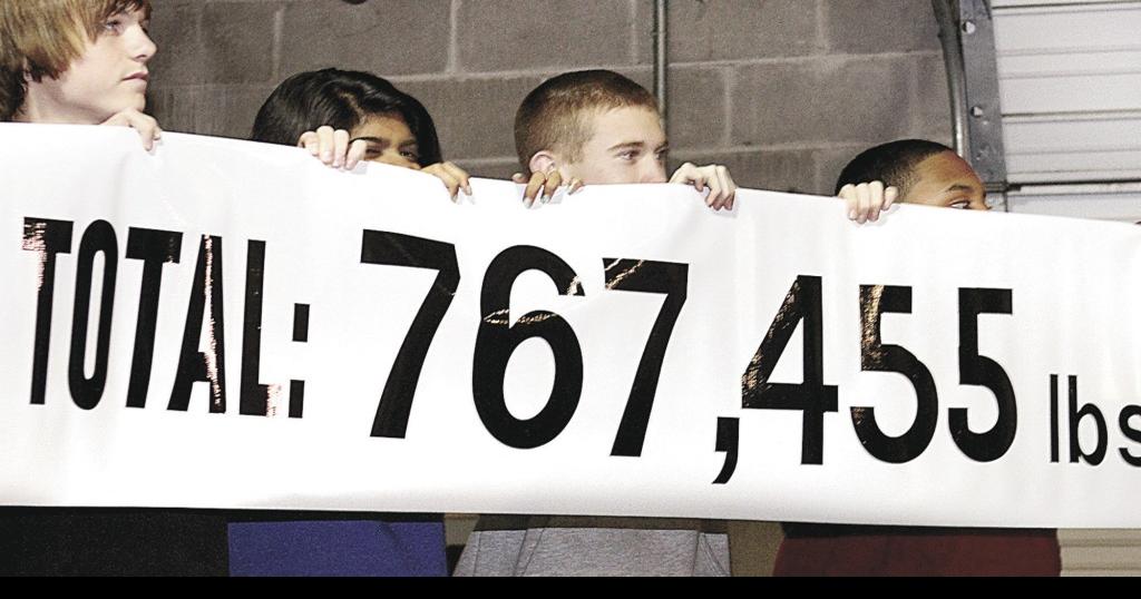 Student Hunger Drive brings in more than 380 tons of food