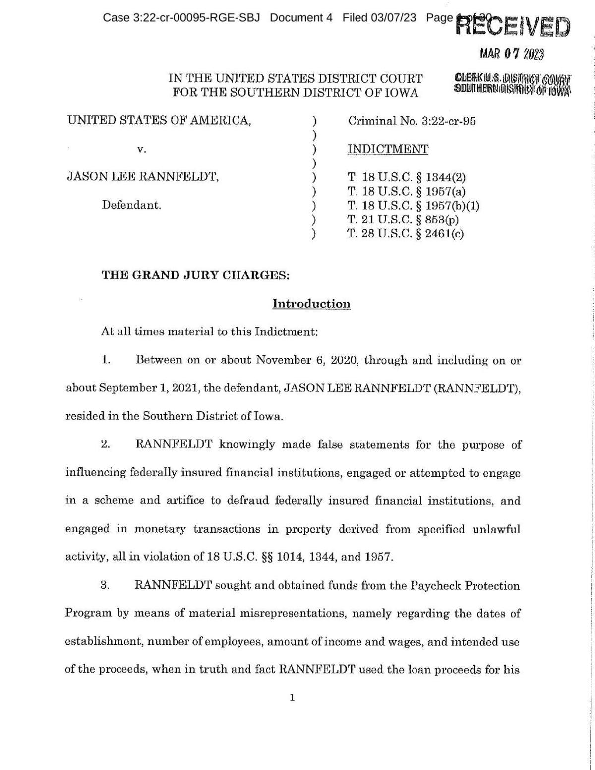 Davenport chiropractor charged in federal court with allegedly filing ...