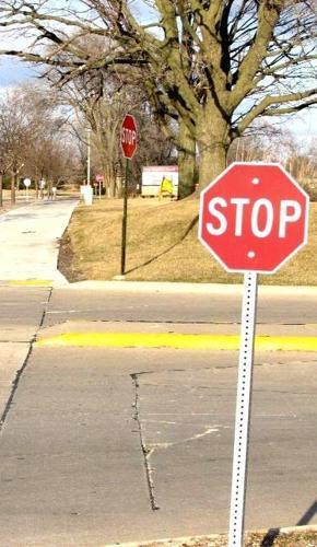 Bike path stop signs aren't enforceable