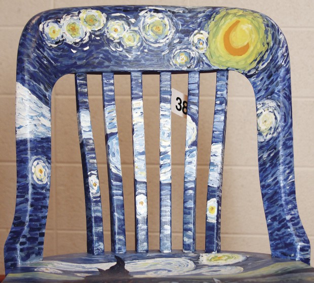 Chair-ity event raises money for Davenport library
