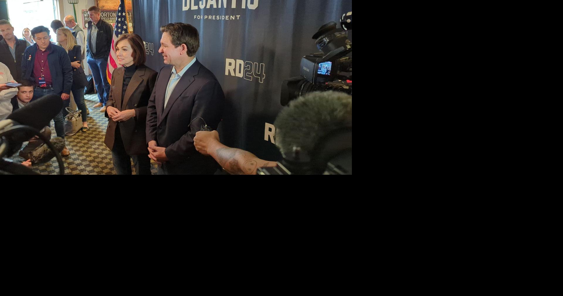 Kim Reynolds praises Ron DeSantis' leadership in new ads